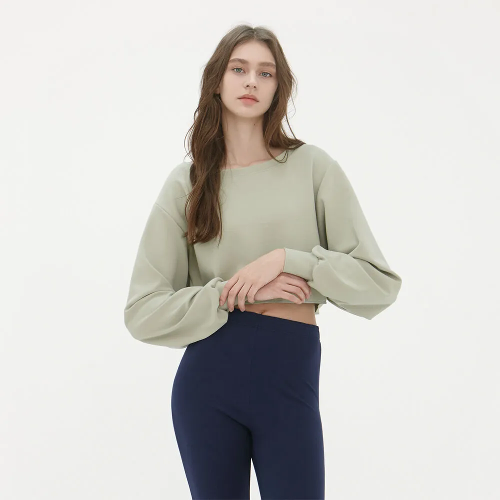 콰이엇 오버크롭 맨투맨 DEVI-T0049-말차그린 - 감도 깊은 취향 셀렉트샵 29CM