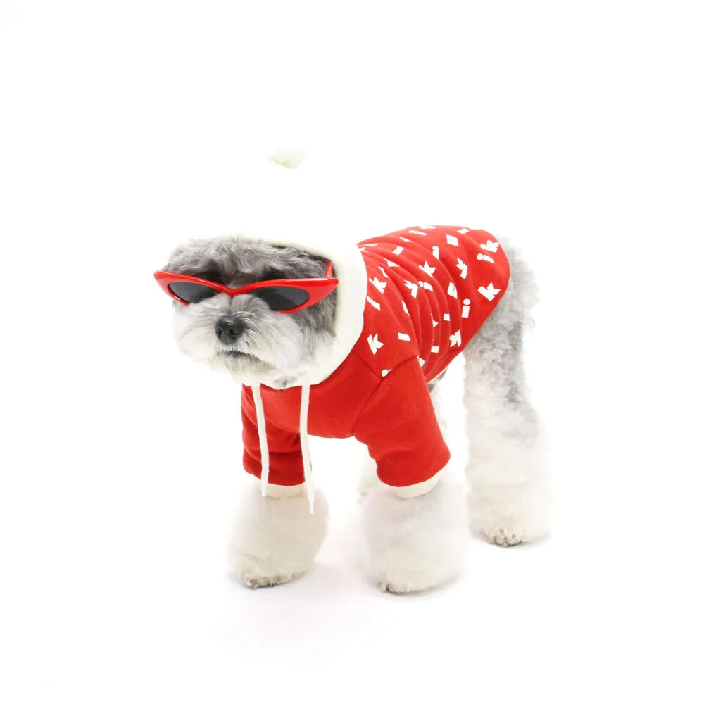 KINI LOGO PATTERN HOODIE-RED(후드) - 감도 깊은 취향 셀렉트샵 29CM