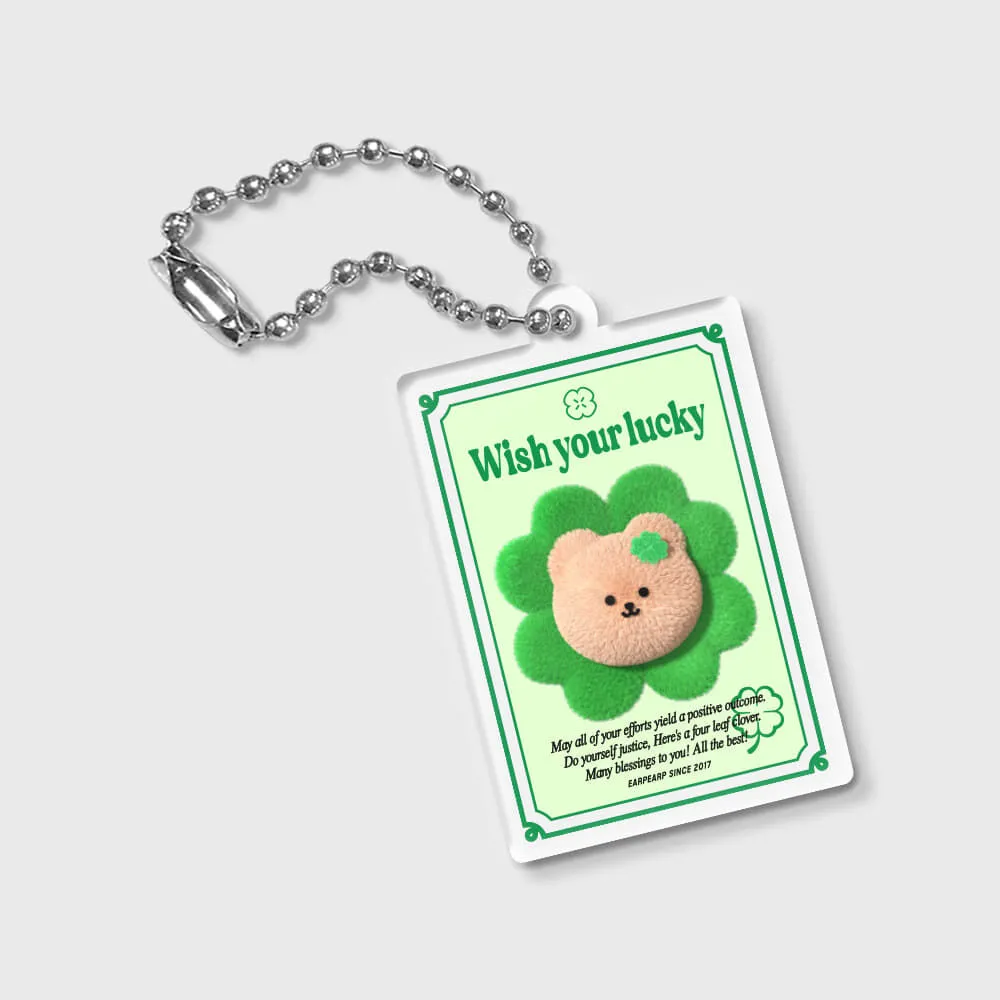 CLOVER COVY FACE CARD(키링) - 감도 깊은 취향 셀렉트샵 29CM