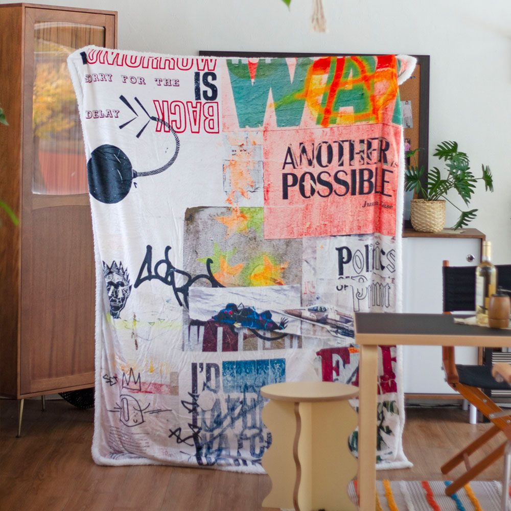 STREET 극세사 양털 블랭킷 2TYPE - 감도 깊은 취향 셀렉트샵 29CM