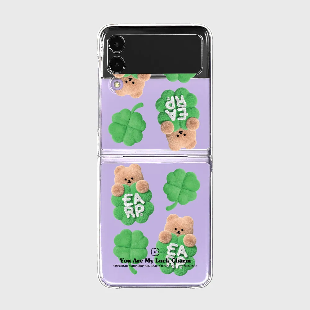 LUCKY CLOVER COVY(Z플립-클리어하드) - 감도 깊은 취향 셀렉트샵 29CM