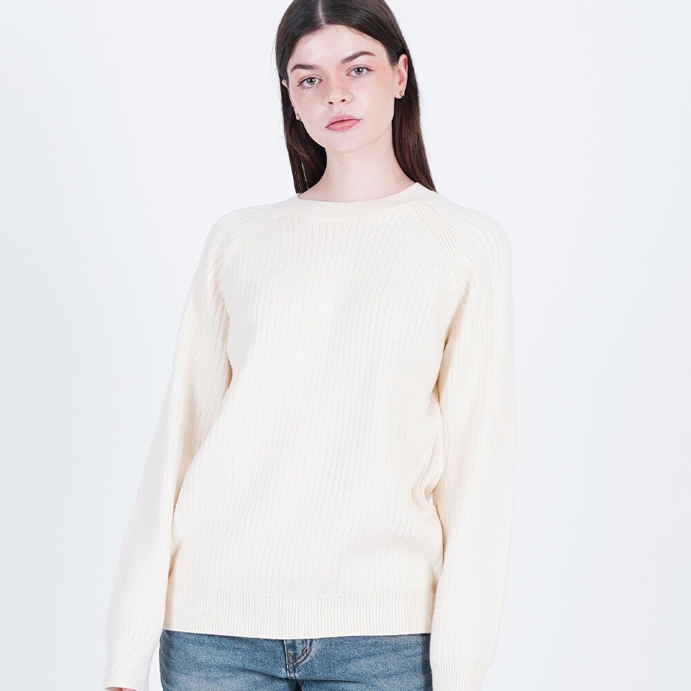 Hazzy Ribbed Raglan Knit (Ivory) - 감도 깊은 취향 셀렉트샵 29CM