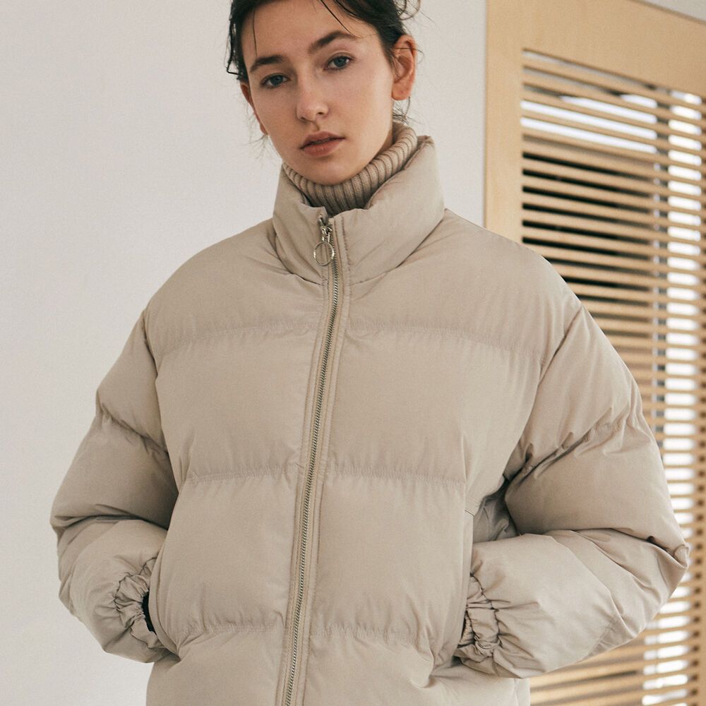 SENSUAL DOWN SHORT PADDING_BEIGE - 감도 깊은 취향 셀렉트샵 29CM