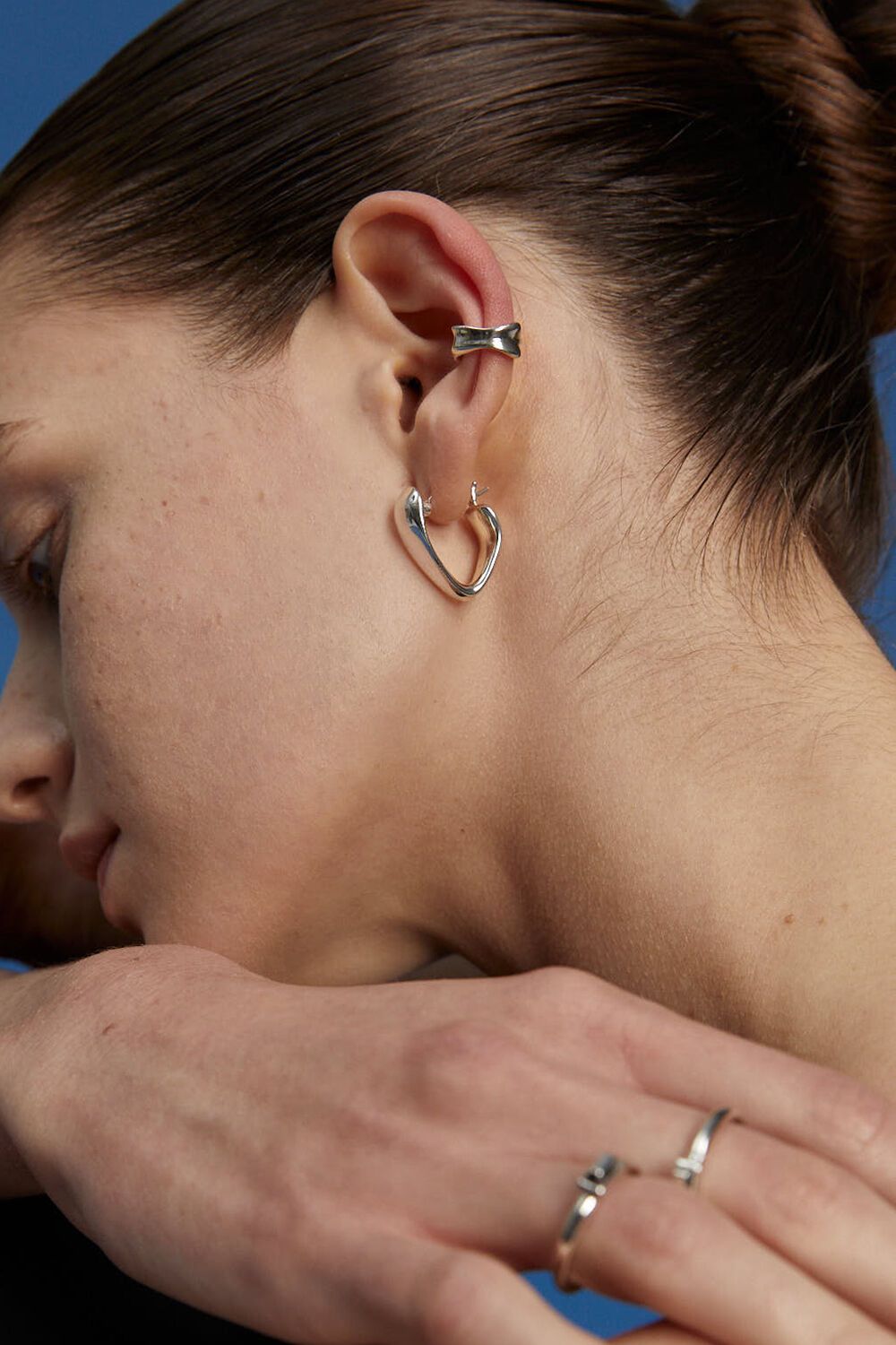 LIQUID EAR-CUFF_SILVER - 감도 깊은 취향 셀렉트샵 29CM