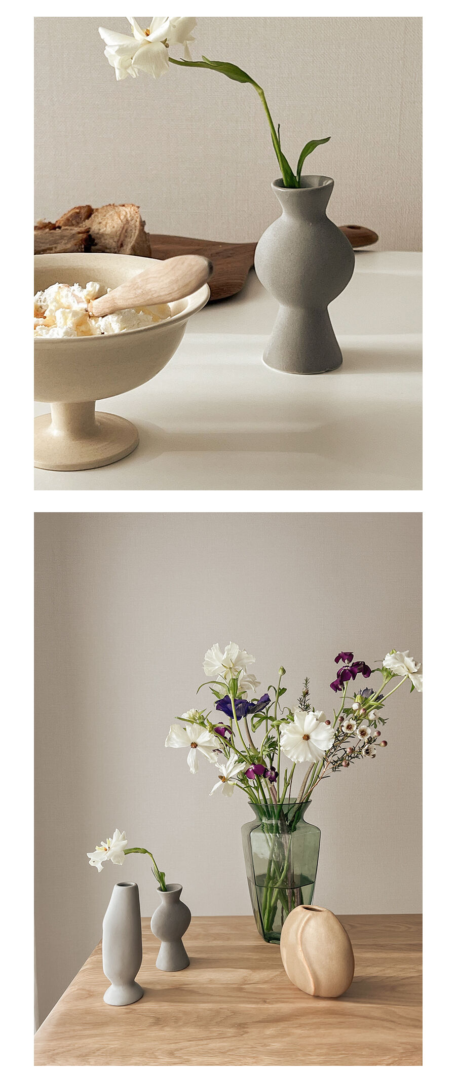 [EPOK 에포크] 도자기 미니 화병 3종 세트 - 감도 깊은 취향 셀렉트샵 29CM