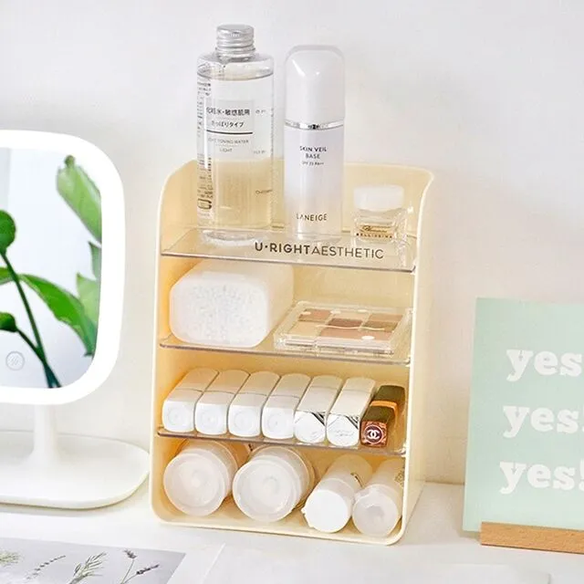 4단 칸막이 미니 화장품 정리대 선반 2type - 감도 깊은 취향 셀렉트샵 29CM