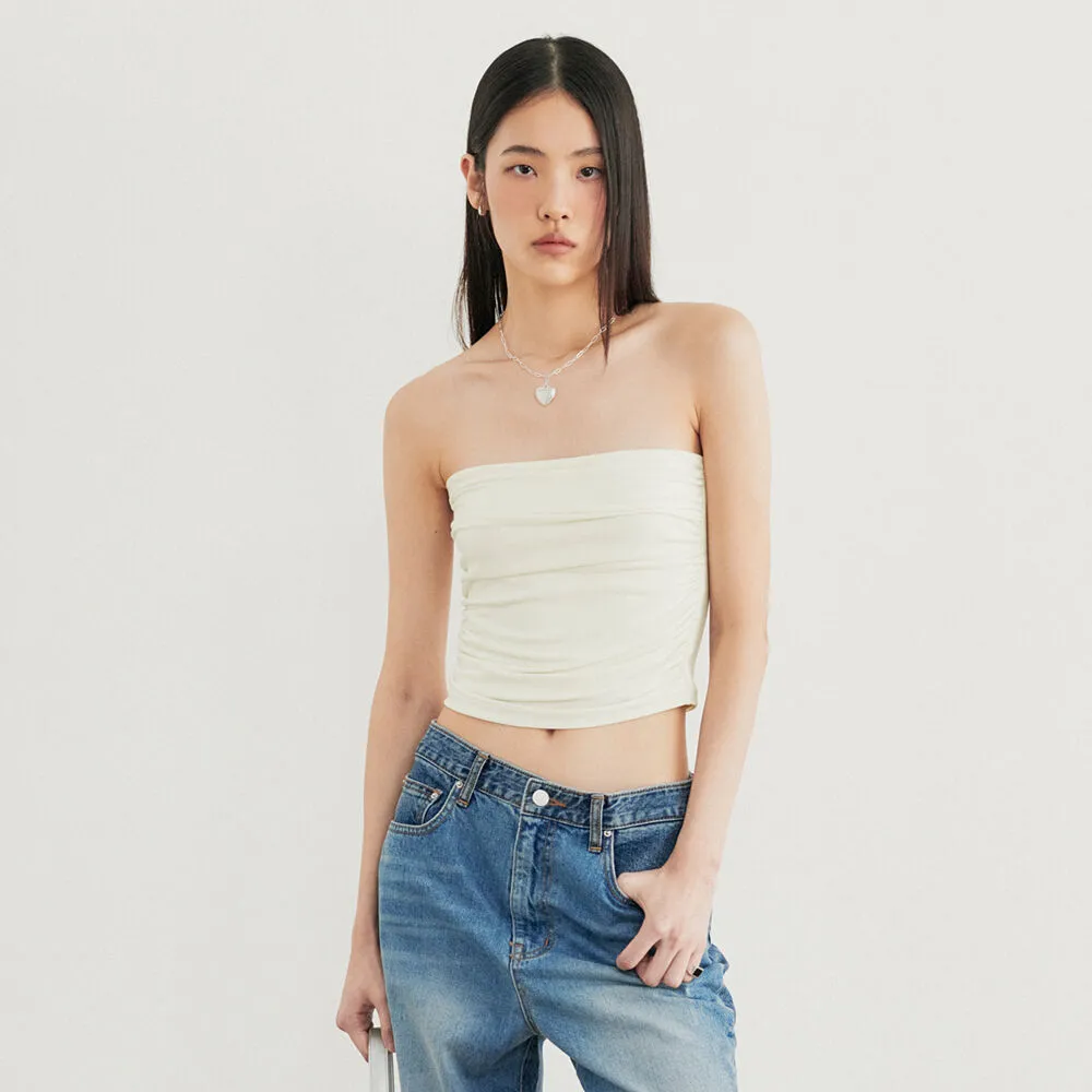 Carry Drape Tube Top_Cream - 감도 깊은 취향 셀렉트샵 29CM