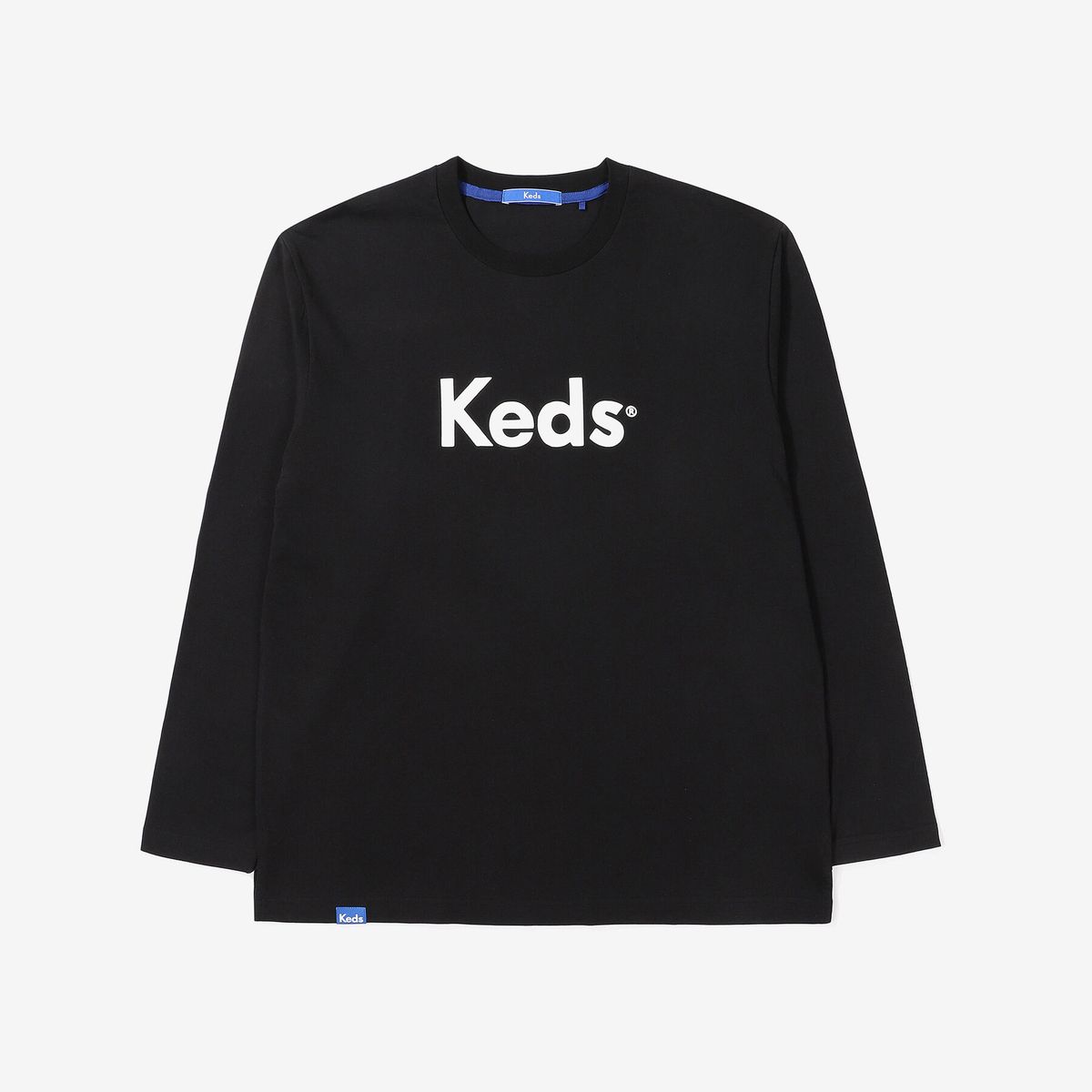 Keds 빅 로고 긴팔 티셔츠_KD2RLE1102X_BLK - 감도 깊은 취향 셀렉트샵 29CM