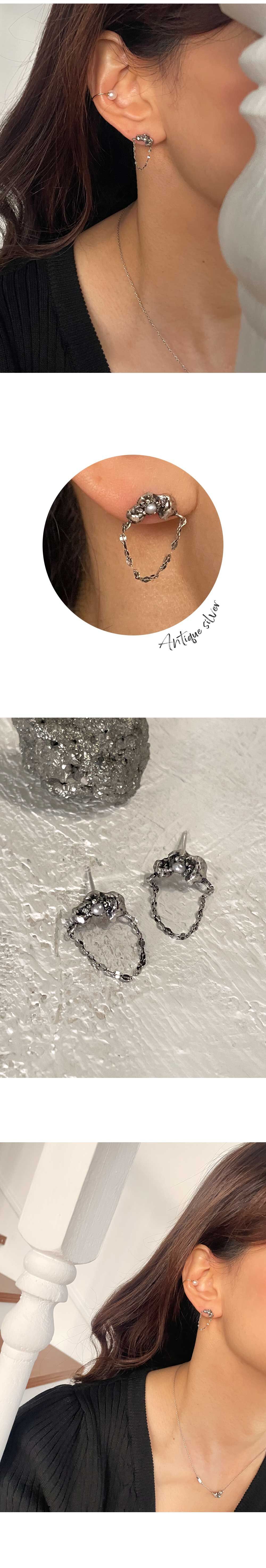 [Persy]BESTIE ANTIQUE CHAIN EARRING - 감도 깊은 취향 셀렉트샵 29CM