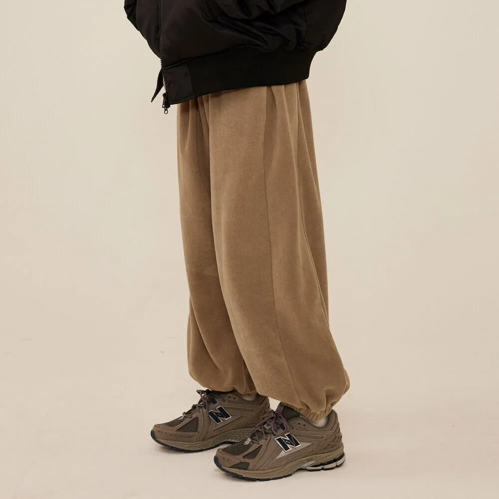 CB FLEECE WIDE JOGGER PANTS (BEIGE) - 감도 깊은 취향 셀렉트샵 29CM