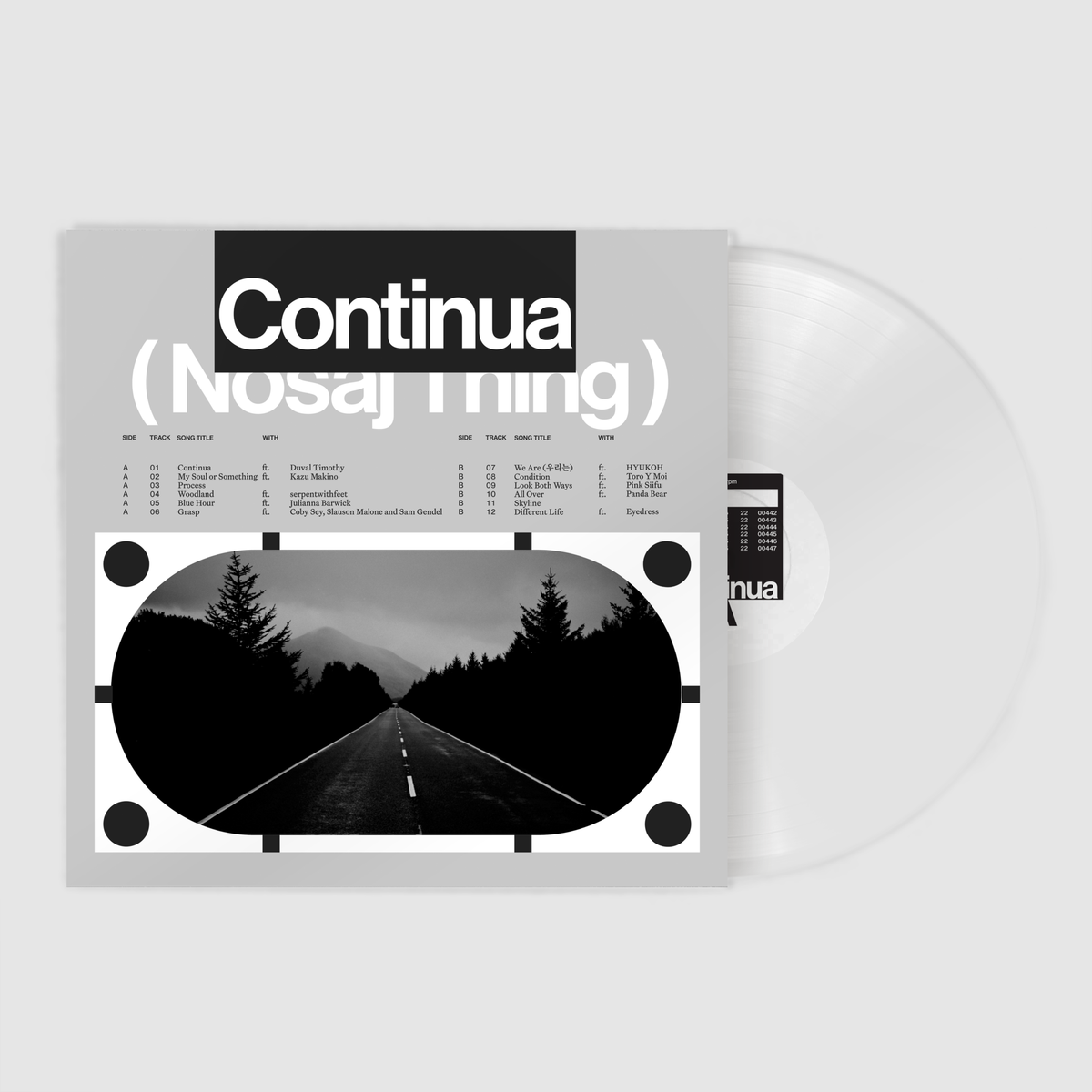 [투명 LP] 노써치 씽(Nosaj Thing) - Continua - 감도 깊은 취향 셀렉트샵 29CM