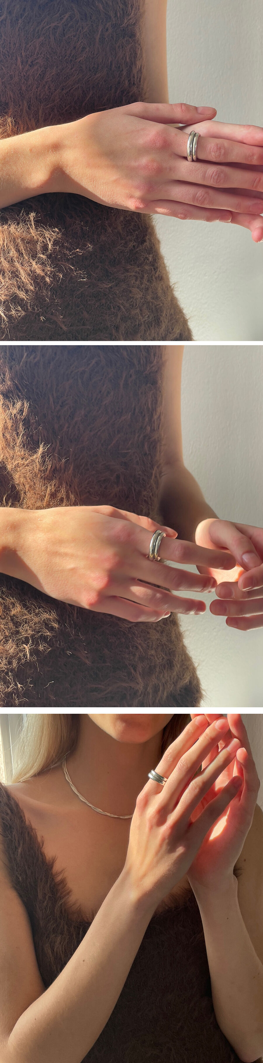 Double donut ring(silver) - 감도 깊은 취향 셀렉트샵 29CM