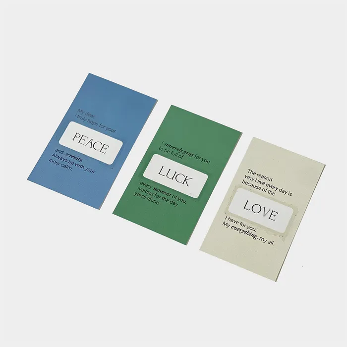 SCRATCH MESSAGE CARD 스크래치 메세지 카드 편지지 - 감도 깊은 취향 셀렉트샵 29CM