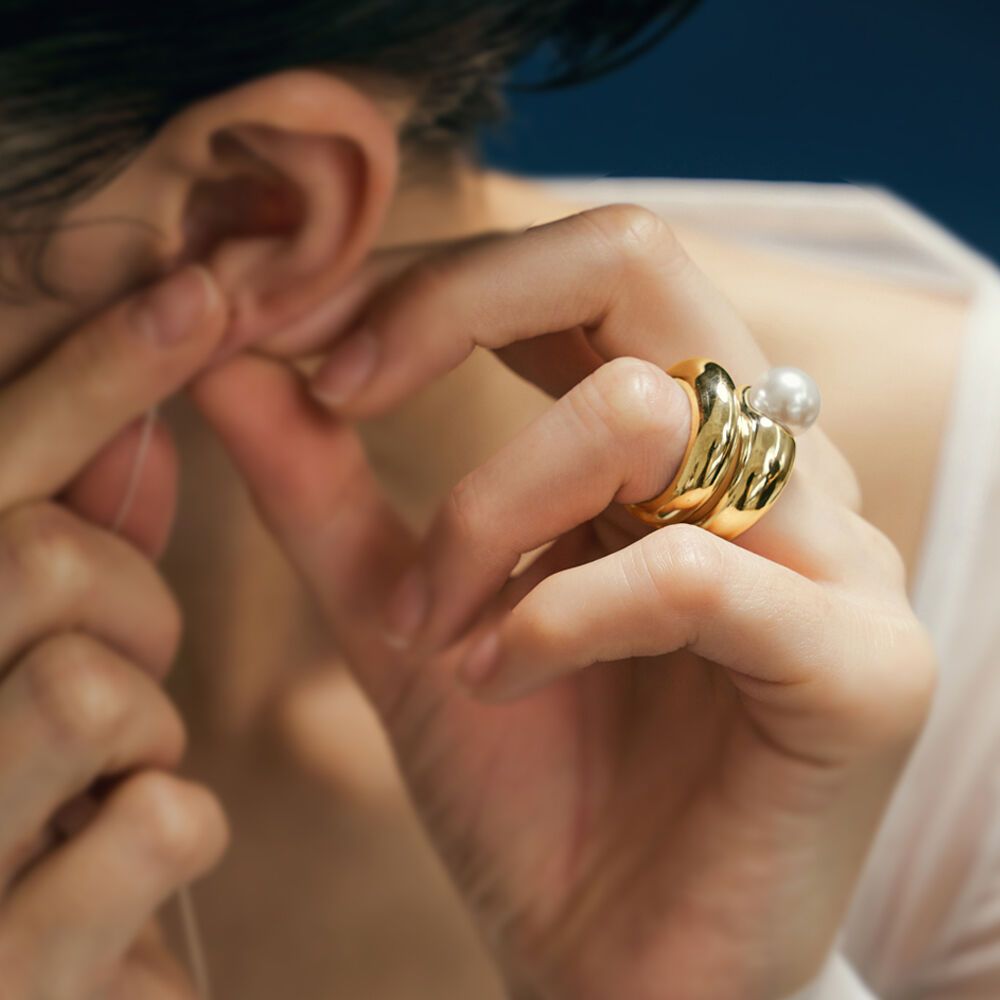 # Moi 4st Pearl Ring_05GD - 감도 깊은 취향 셀렉트샵 29CM