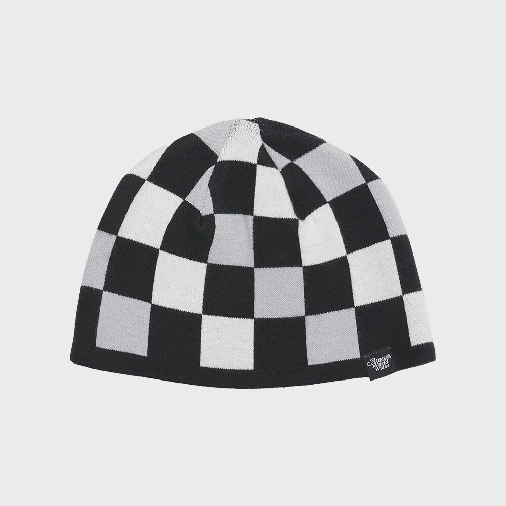 CHECKERBOARD BEANIE BLACK - 감도 깊은 취향 셀렉트샵 29CM