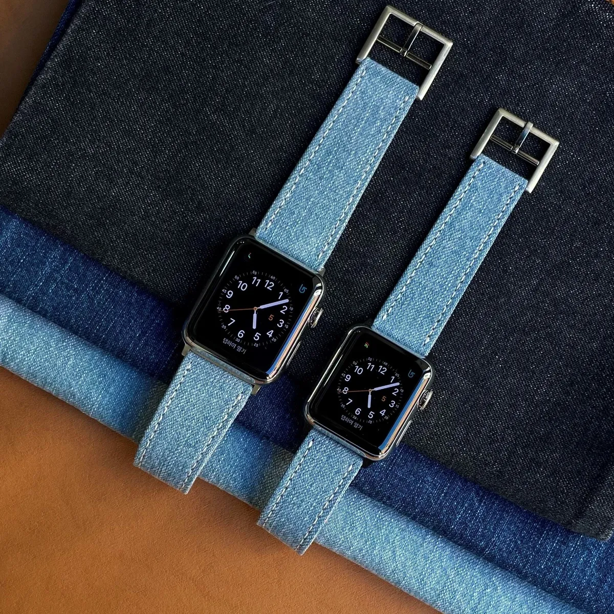 Apple watch denim strap / 애플워치 데님 스트랩 - 감도 깊은 취향 셀렉트샵 29CM