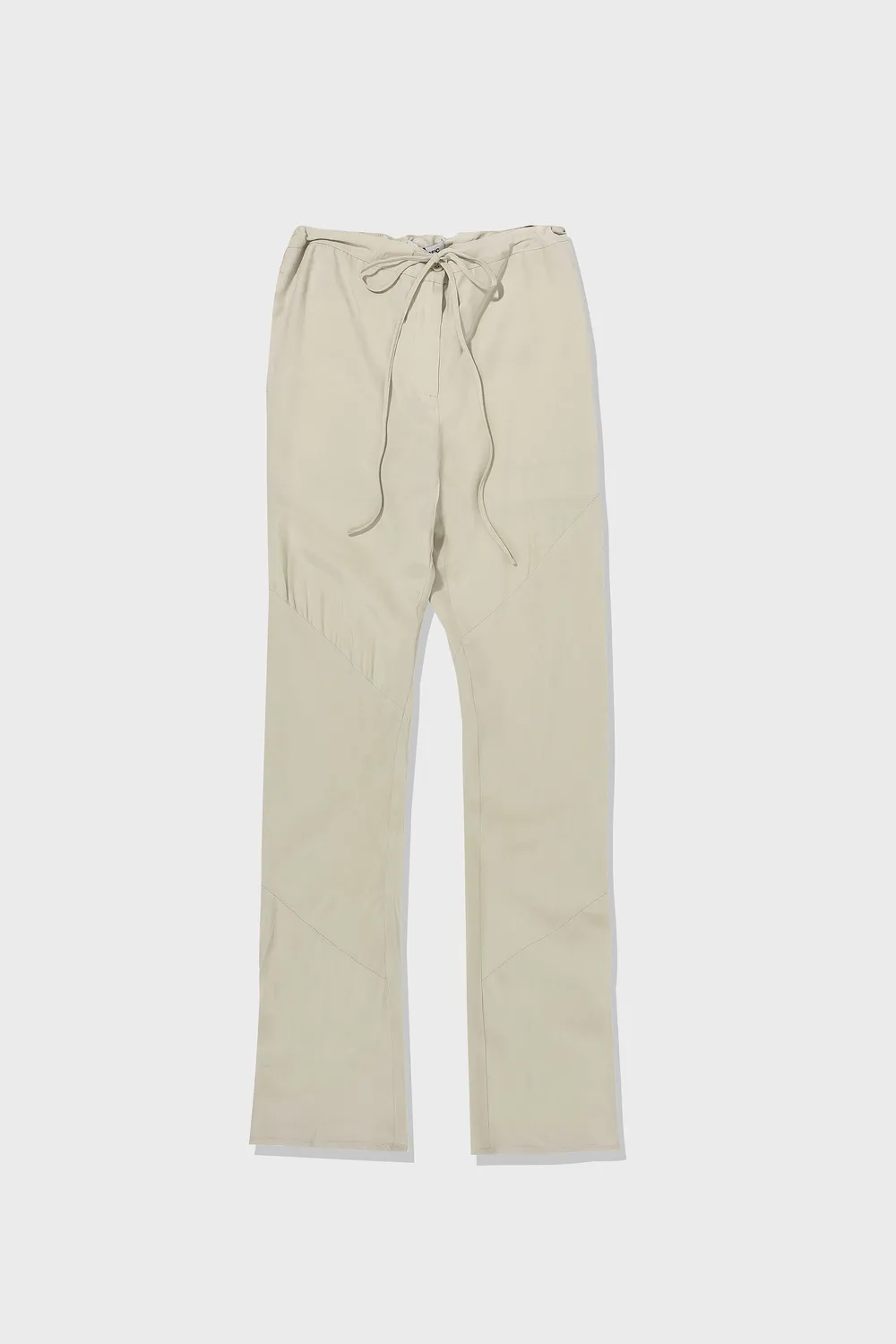 SLIM FIT DIAGONAL LONG PANTS - LIGHT GREY - 감도 깊은 취향 셀렉트샵 29CM