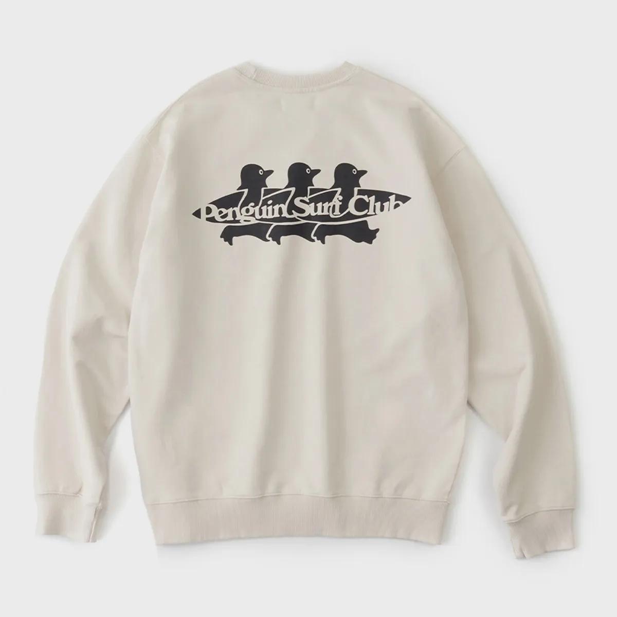 PENGUIN SURF CLUB SWEAT SHIRT (VANILLA ICE) - 감도 깊은 취향 셀렉트샵 29CM