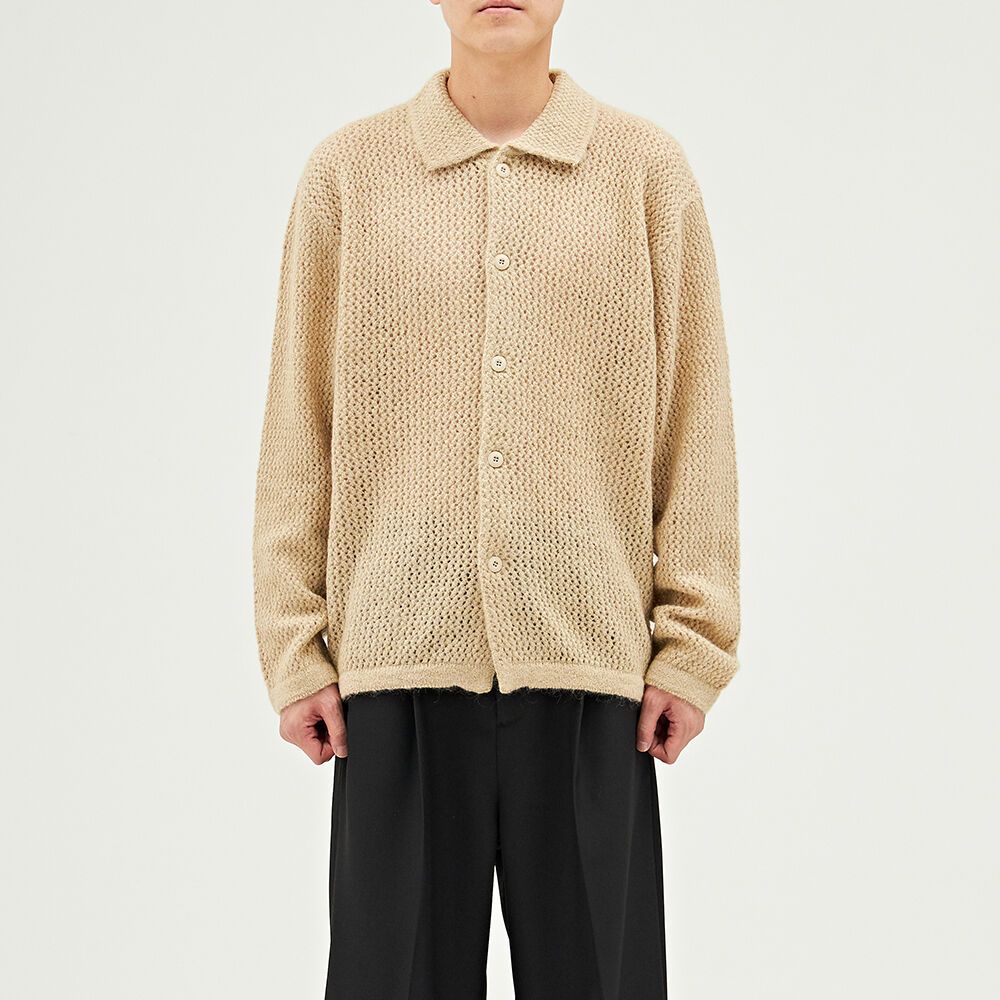Mohair Net Cardigan (Beige) - 감도 깊은 취향 셀렉트샵 29CM