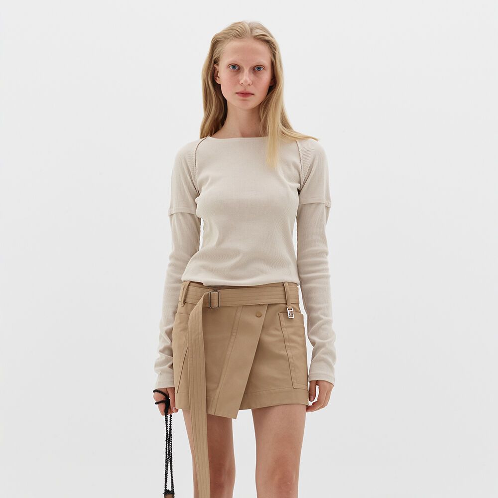 [EXCLUSIVE] 22FW BOLERO SLEEVE TOP - BEIGE - 감도 깊은 취향 셀렉트샵 29CM