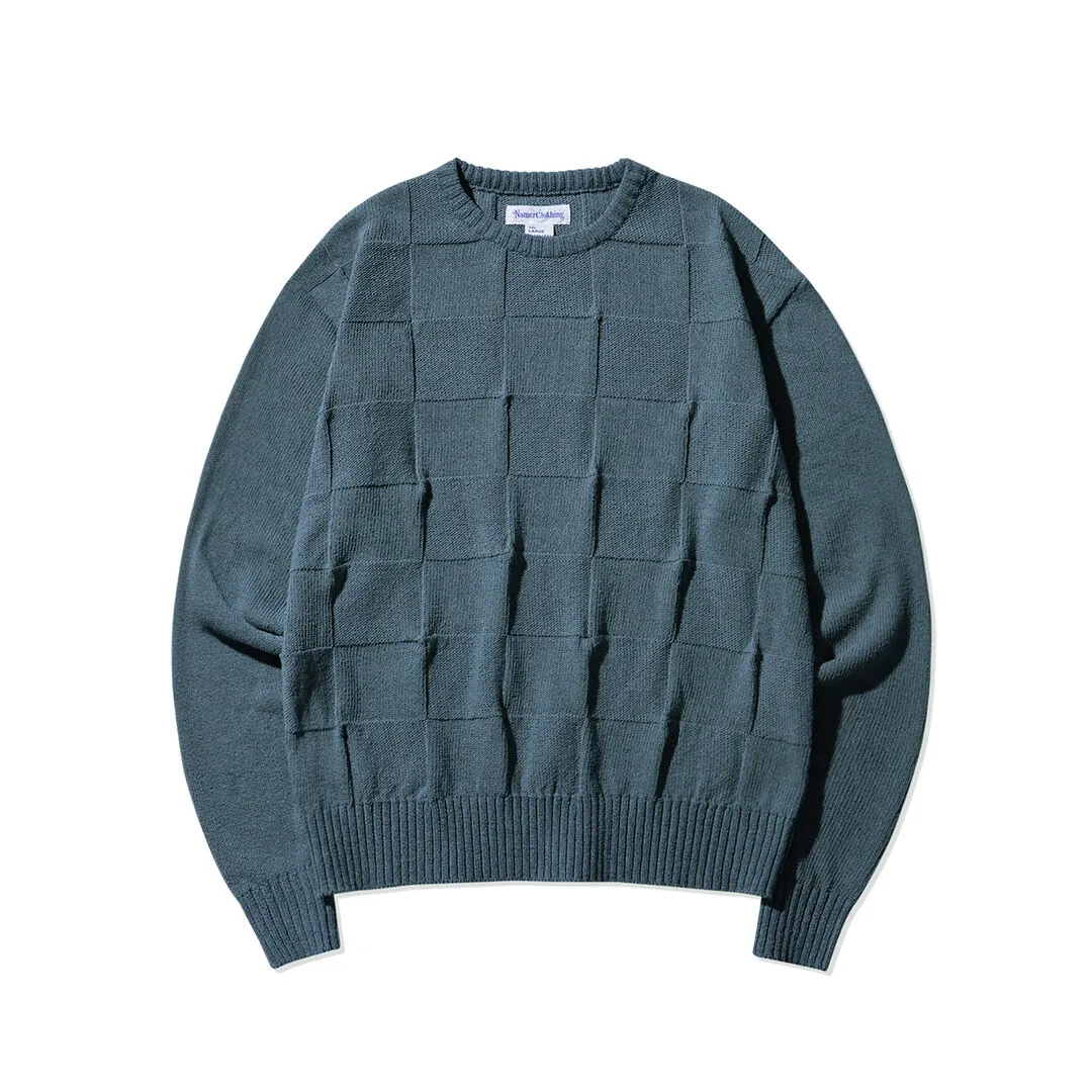CHECKER KNIT CHARCOAL - 감도 깊은 취향 셀렉트샵 29CM