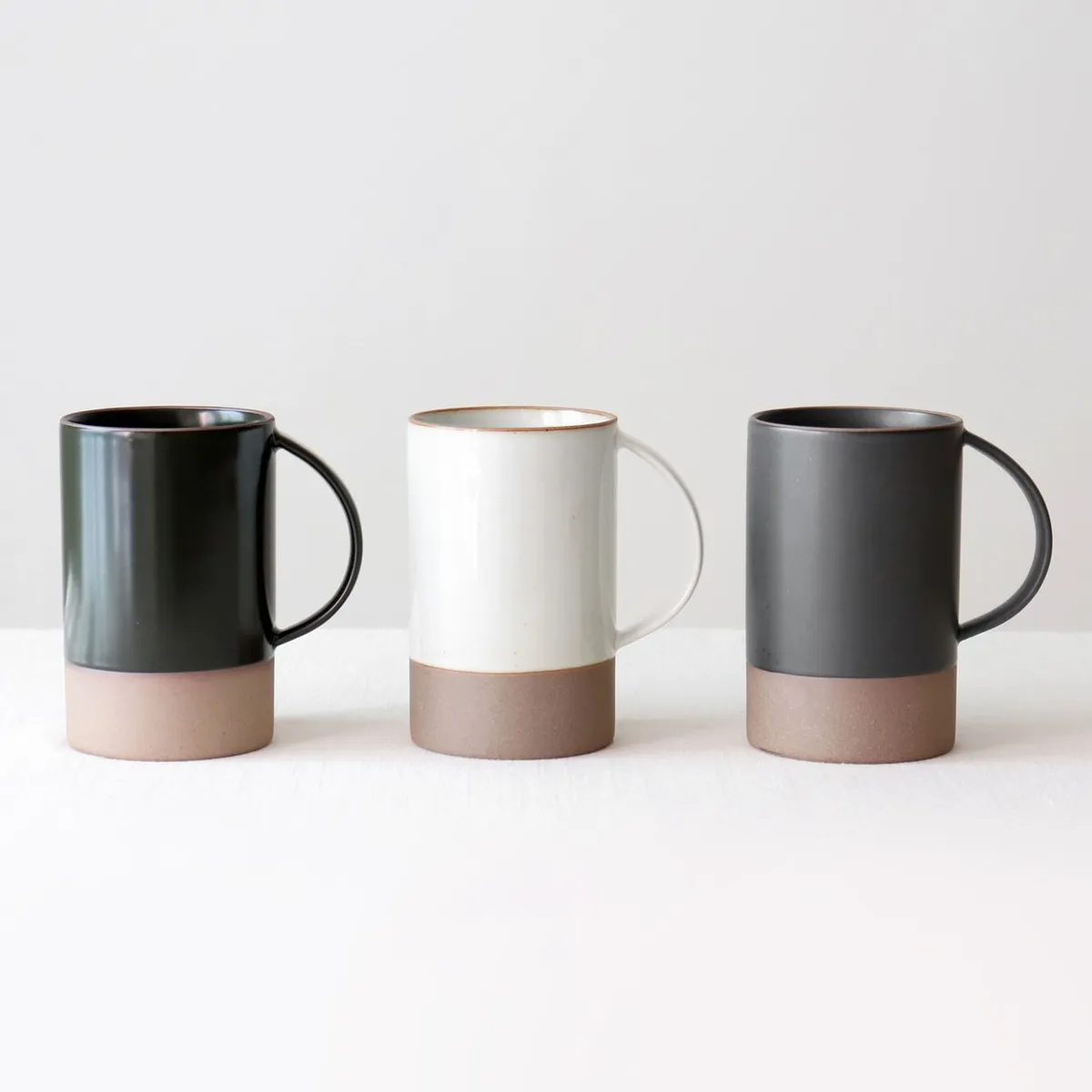 [2P세트] 국내생산 카페 오릇 투톤 예쁜 머그컵 롱 460ml - 감도 깊은 취향 셀렉트샵 29CM