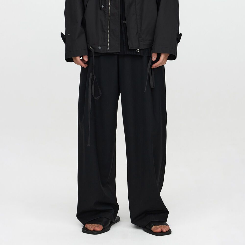 23SS Structured Wide Pants Black - 감도 깊은 취향 셀렉트샵 29CM