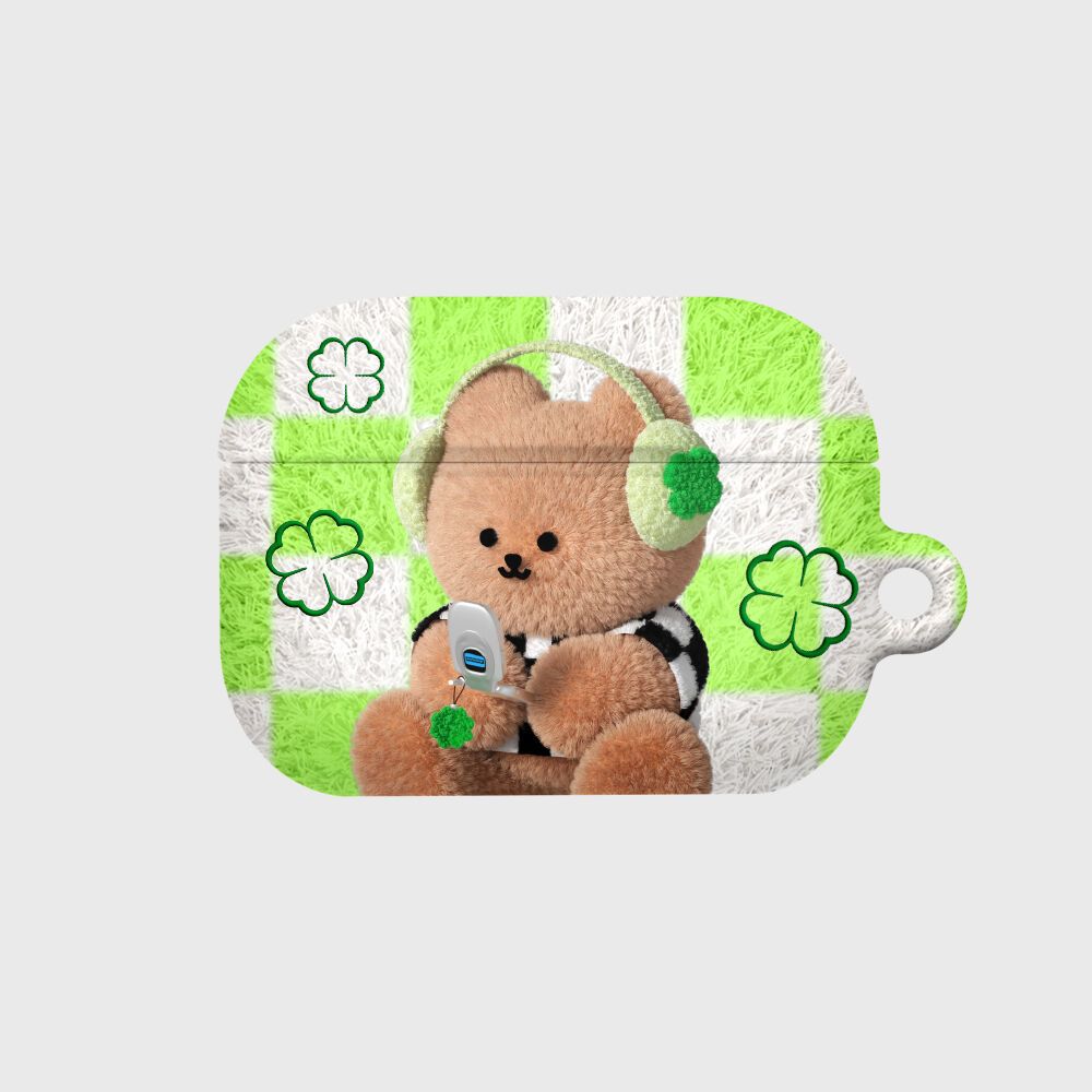 CLOVER HEADSET COVY-GREEN(에어팟프로-하드) - 감도 깊은 취향 셀렉트샵 29CM