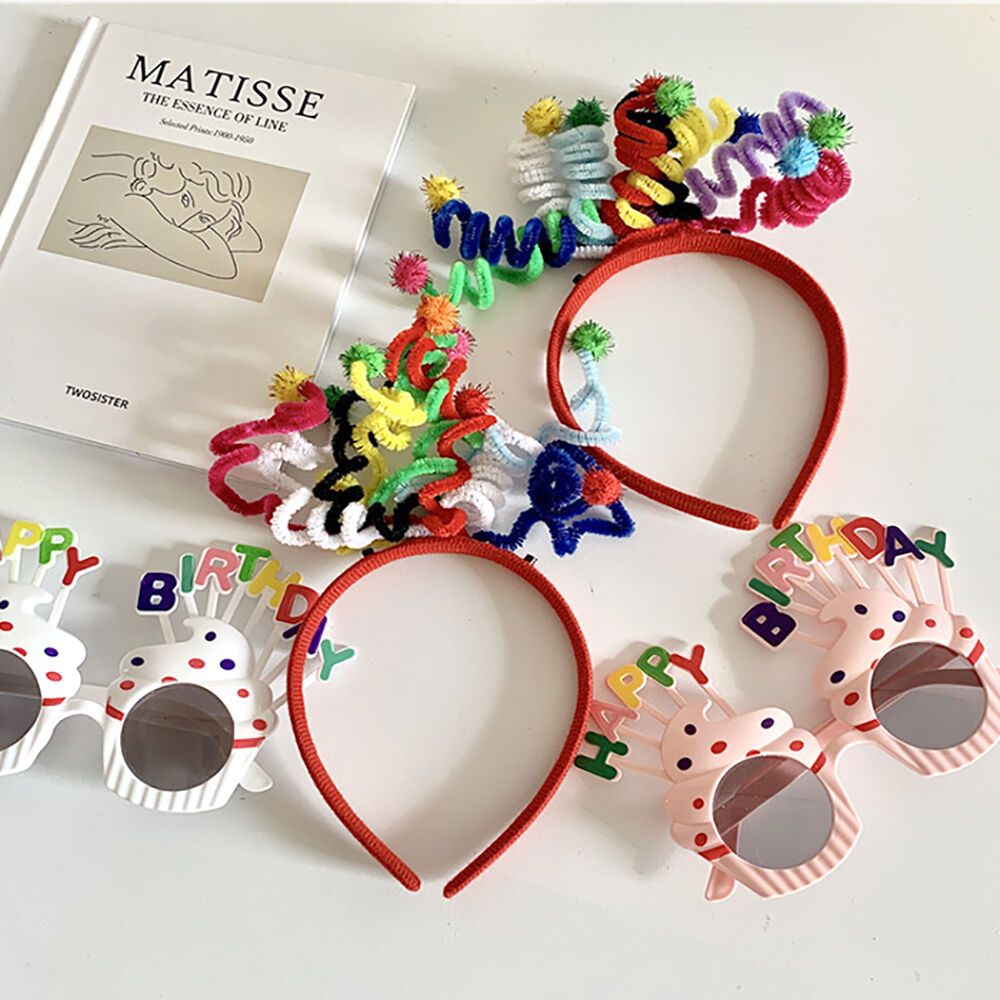 스프링 파티 생일 머리띠 [해피벌스데이 귀여운 이벤트 축하 파티용 소품 놀이공원 헤어밴드] - 감도 깊은 취향 셀렉트샵 29CM