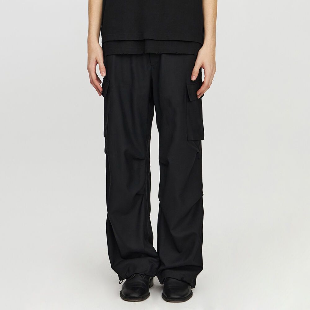 23SS String Cargo Pants Black - 감도 깊은 취향 셀렉트샵 29CM