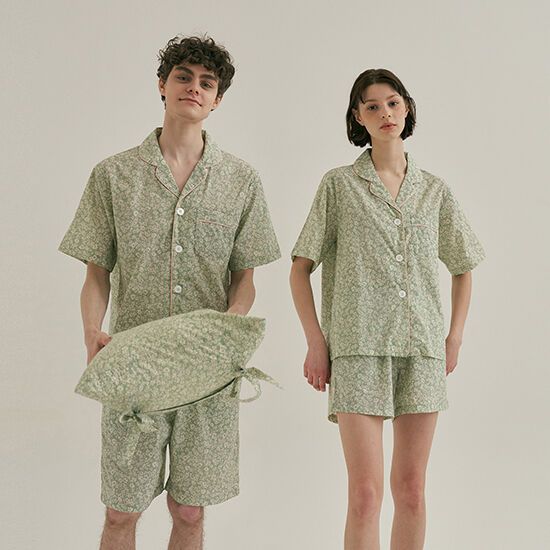 (couple) Afternoon Tea Short Pajama Set - 감도 깊은 취향 셀렉트샵 29CM