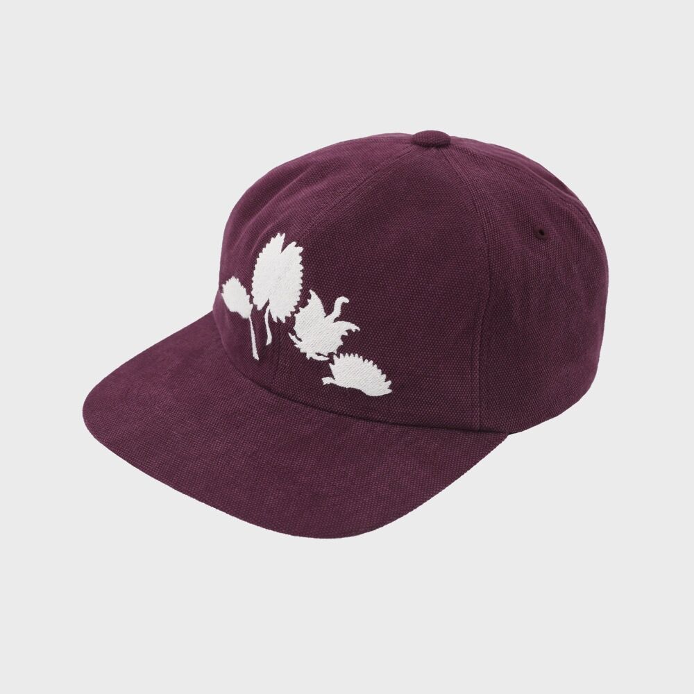 Flower embroidered Cap- Purple - 감도 깊은 취향 셀렉트샵 29CM