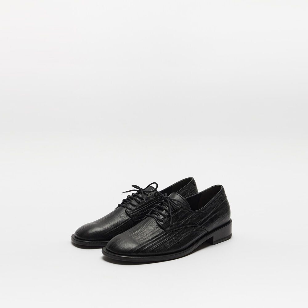 23SS Derby Shoes (W) Black Creased - 감도 깊은 취향 셀렉트샵 29CM