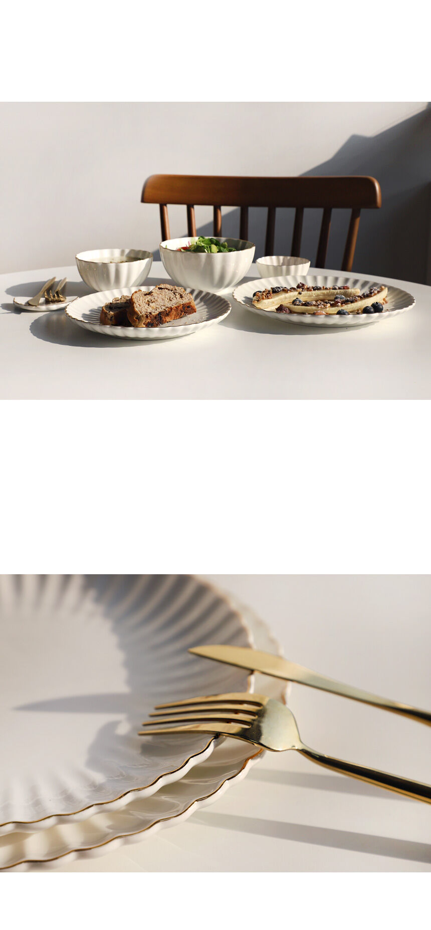 화이트 목화 원접시 2size 선택 1p - 감도 깊은 취향 셀렉트샵 29CM