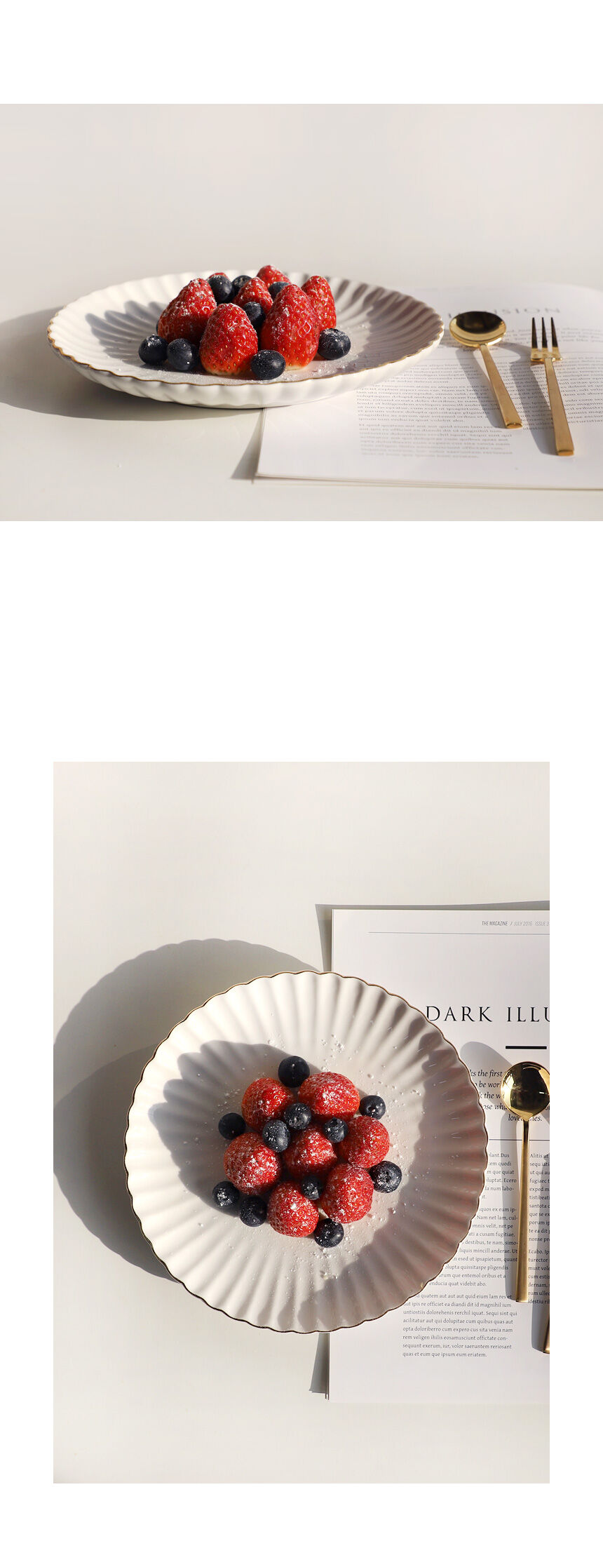 화이트 목화 원접시 2size 선택 1p - 감도 깊은 취향 셀렉트샵 29CM