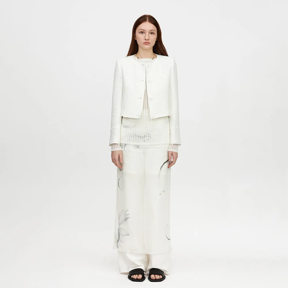 23SS Cropped Tweed Jacket White - 감도 깊은 취향 셀렉트샵 29CM