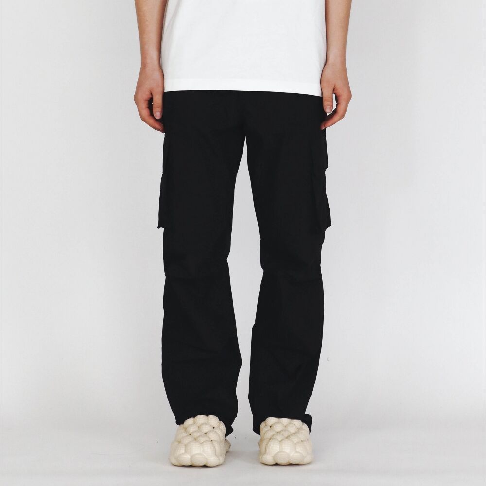 CARGO WIDE FLASH PANTS BLACK - 감도 깊은 취향 셀렉트샵 29CM