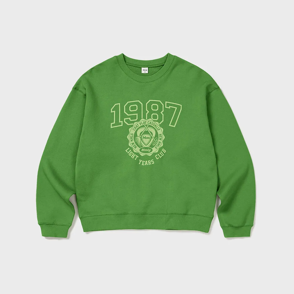 [Mmlg] 1987 LIGHTYEAR SWEAT (LAWN GREEN) - 감도 깊은 취향 셀렉트샵 29CM