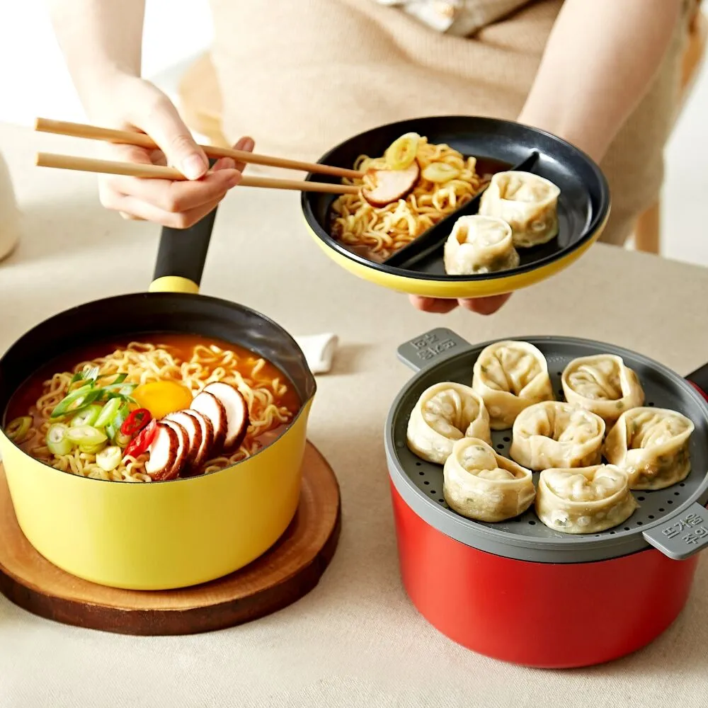 라믈리에 라면 올인원 인덕션 IH 편수 냄비 18cm+찜기 - 감도 깊은 취향 셀렉트샵 29CM