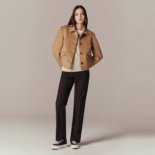 412916 여 브러시드 롱 슬림 슬릿 슬렉스 - 감도 깊은 취향 셀렉트샵 29CM