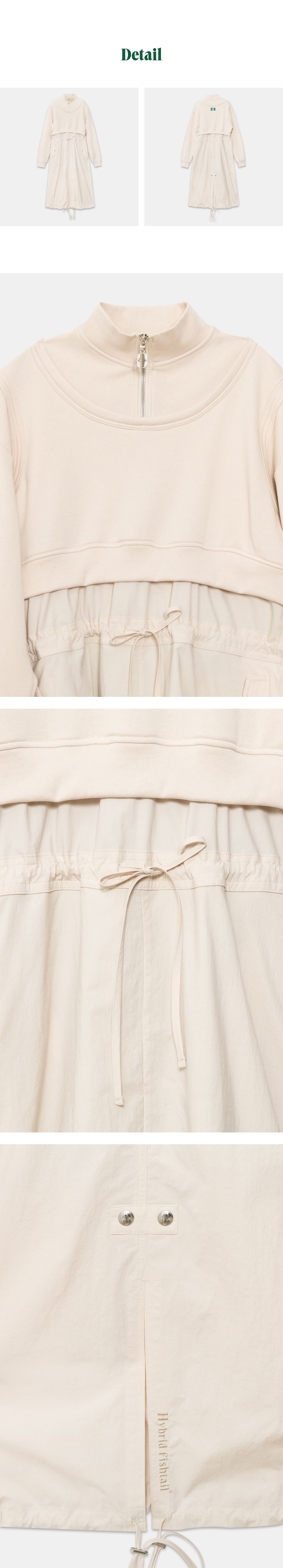 HYBRID FISHTAIL ONE-PIECE_LIGHT BEIGE - 감도 깊은 취향 셀렉트샵 29CM