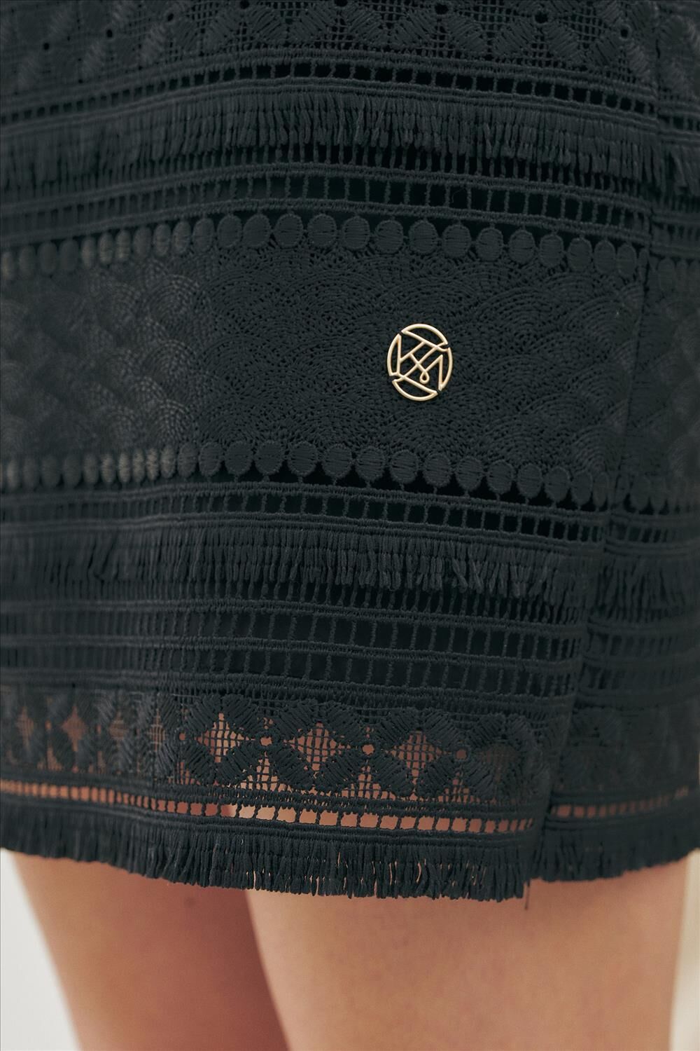 Fringe Lace Mini Dress, Black - 감도 깊은 취향 셀렉트샵 29CM