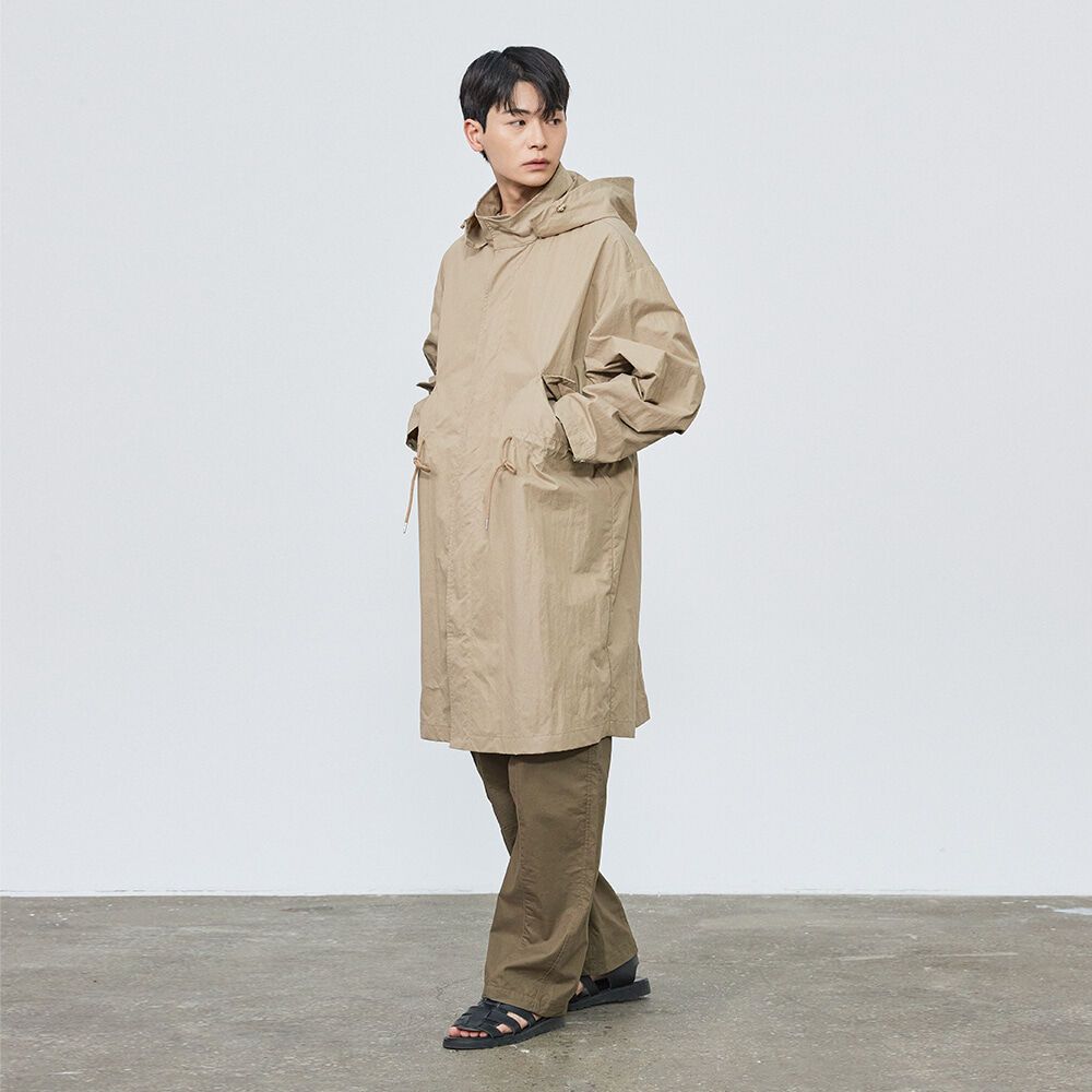 23SS 피쉬테일 후드 롱코트 [베이지] - 감도 깊은 취향 셀렉트샵 29CM