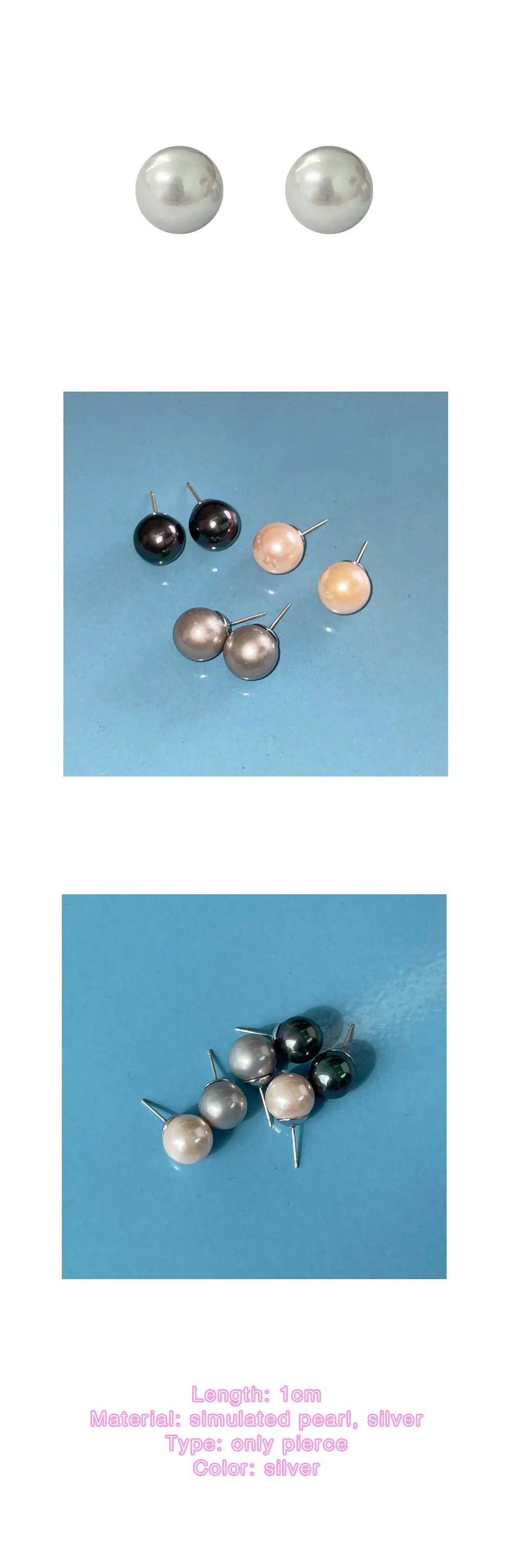 Pearl Beauty Earrings Silver - 감도 깊은 취향 셀렉트샵 29CM