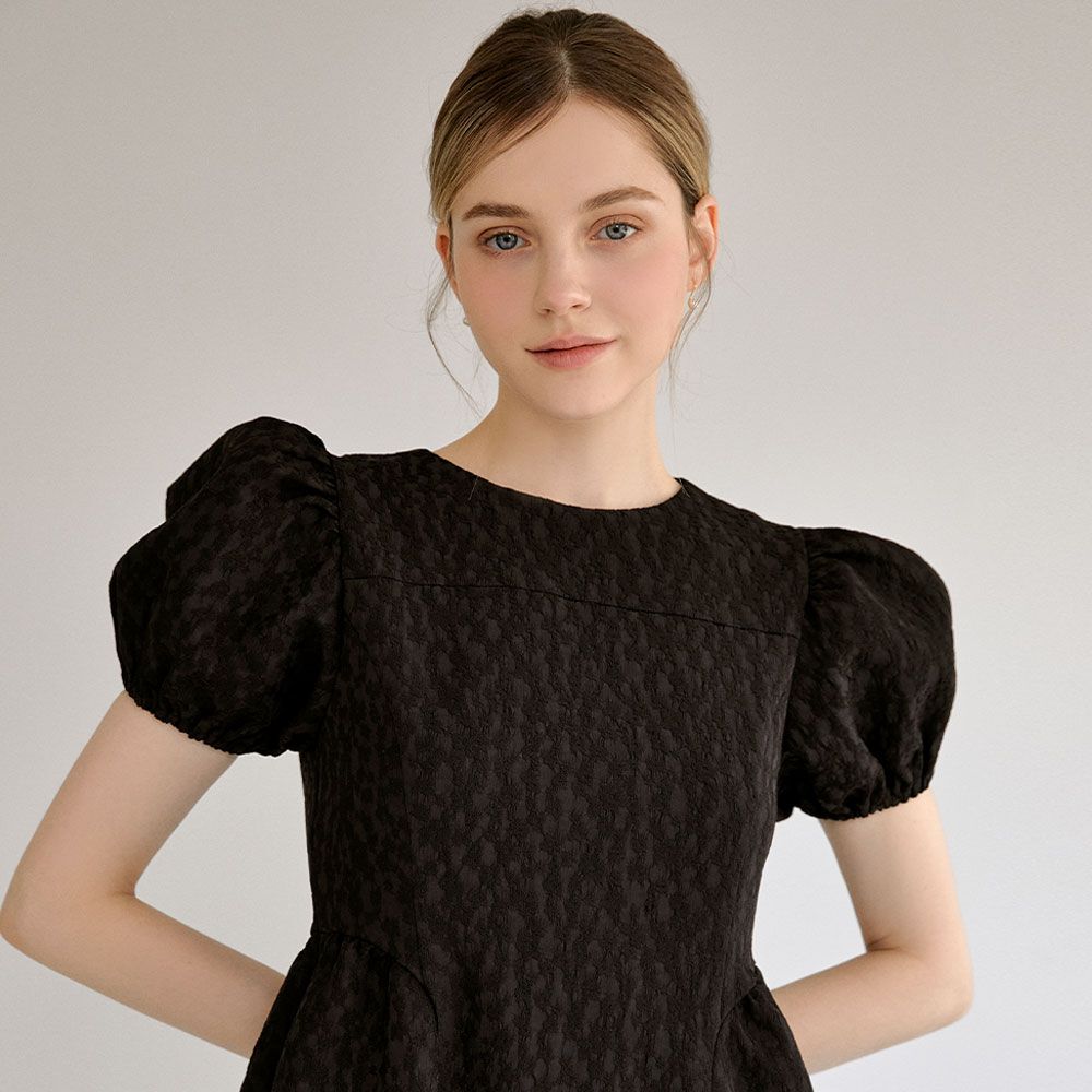 Daisy puff lace dress (black) - 감도 깊은 취향 셀렉트샵 29CM