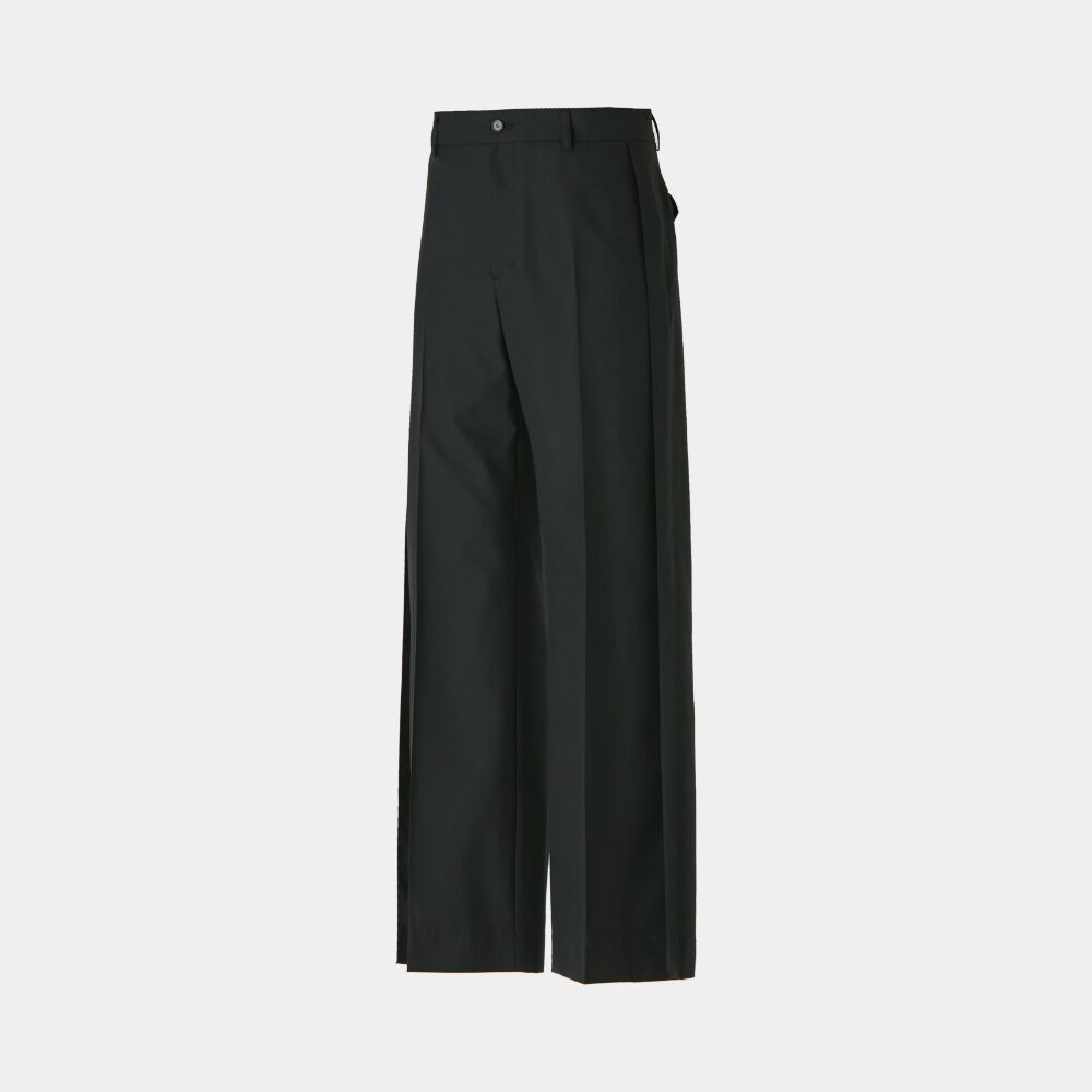와이드레그 랲 트라우져 (블랙) - 감도 깊은 취향 셀렉트샵 29CM