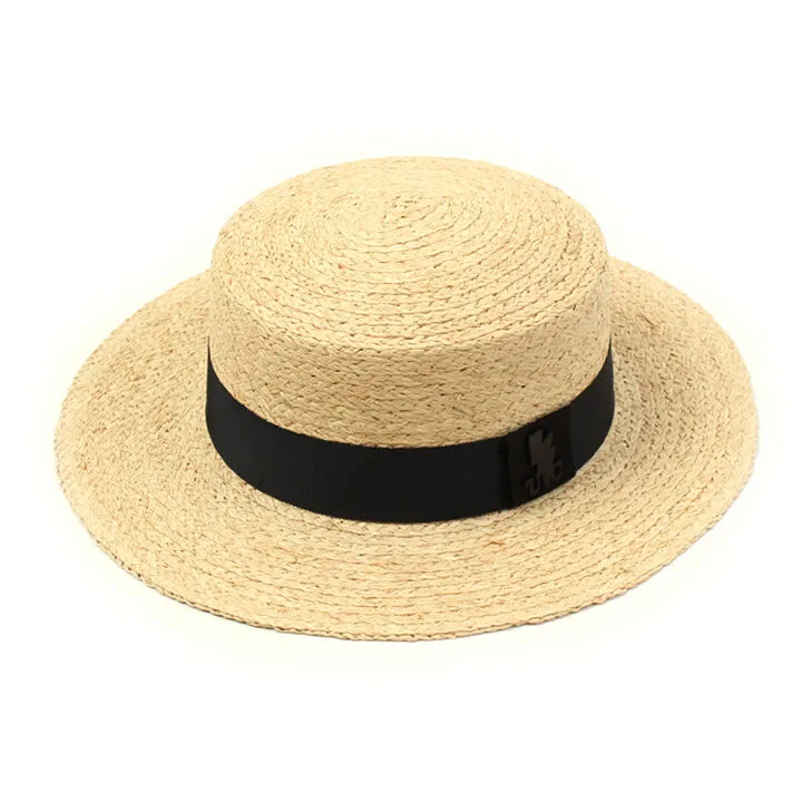 [유니버셜케미스트리 ] BKMT Raffia Beige Flat Fedora 여름페도라 - 감도 깊은 취향 셀렉트샵 29CM