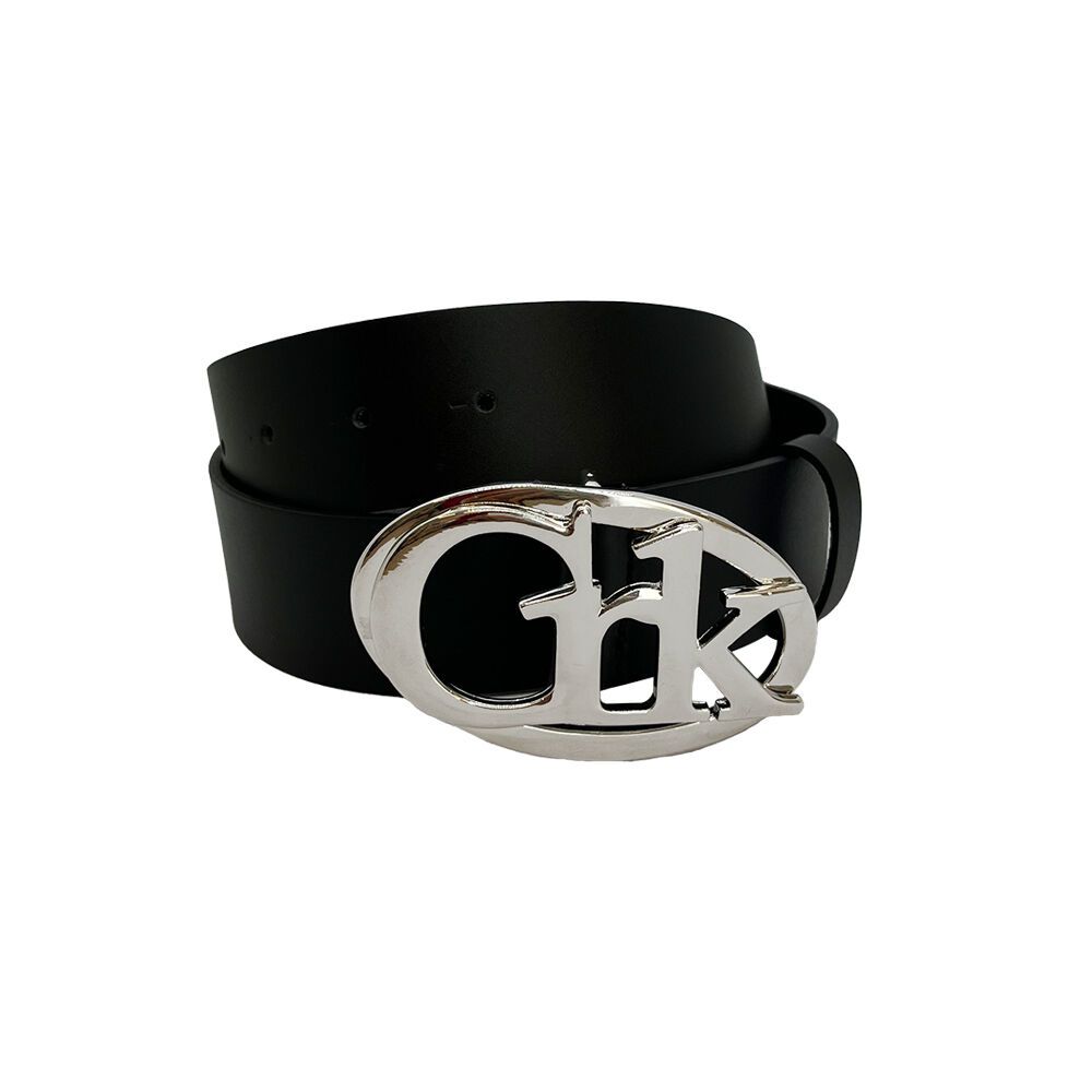 LOGO BUCKLE LEATHER BELT_BK - 감도 깊은 취향 셀렉트샵 29CM