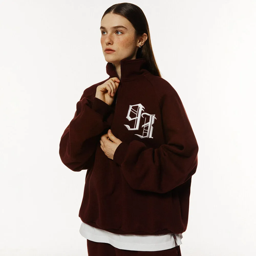 93 로고 하프 집업_와인 - 감도 깊은 취향 셀렉트샵 29CM