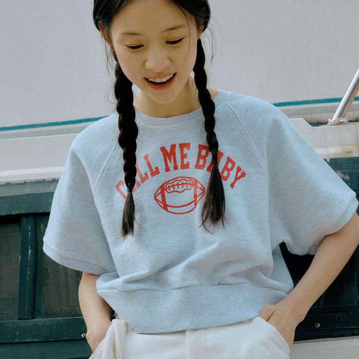 Rugby Raglan Sweatshirt _ Ash grey - 감도 깊은 취향 셀렉트샵 29CM